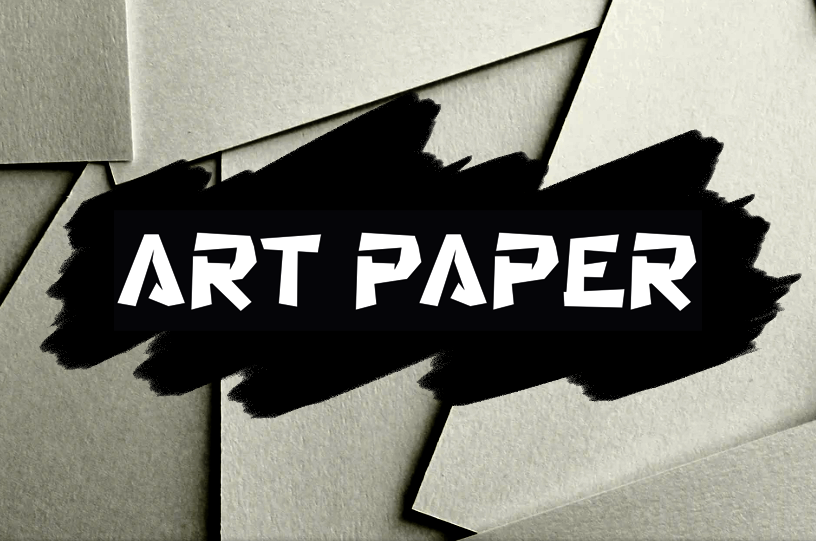 Download a Art Paper font | fontsme.com