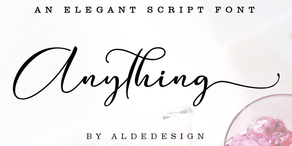 Download Anything font | fontsme.com