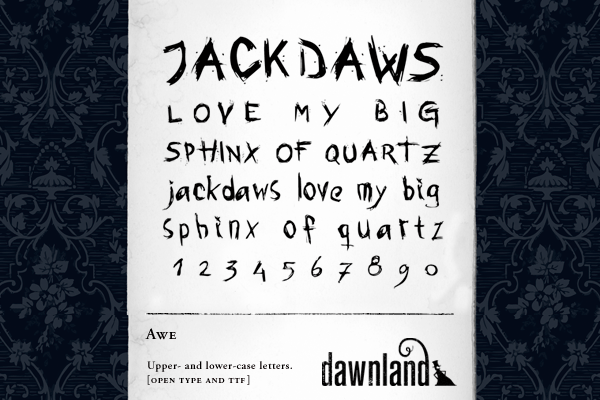 Download Awe font | fontsme.com