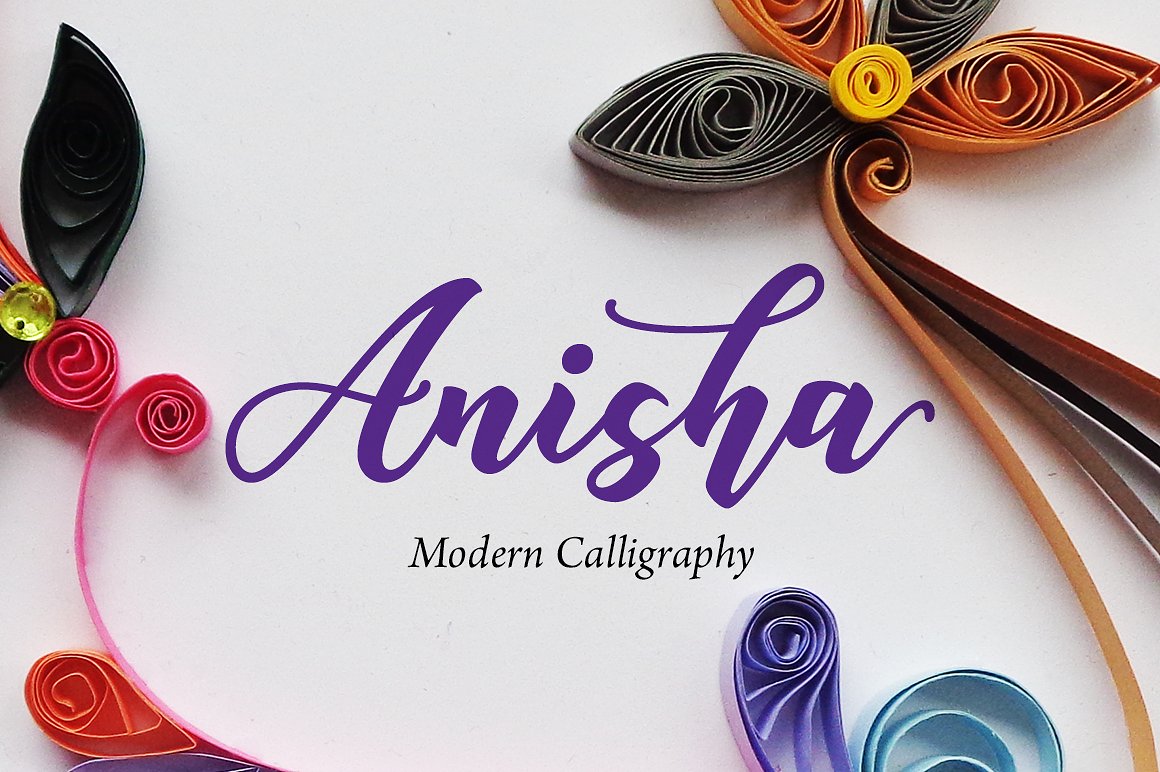 Download Anisha font | fontsme.com