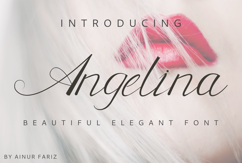 Download Angelina font | fontsme.com