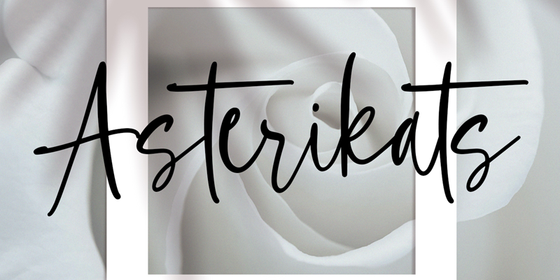 Download Asterikats Free font | fontsme.com