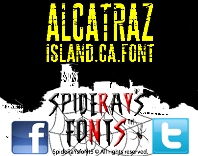 Download ALCATRAZ font | fontsme.com