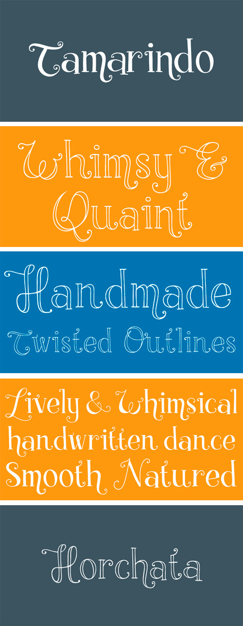 Download Horchata font | fontsme.com