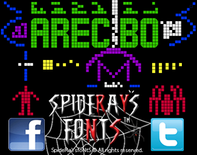 Download ARECIBO MESSAGE font | fontsme.com