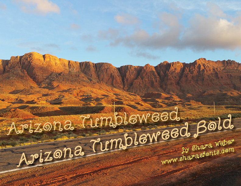Download ArizonaTumbleweedBold font | fontsme.com