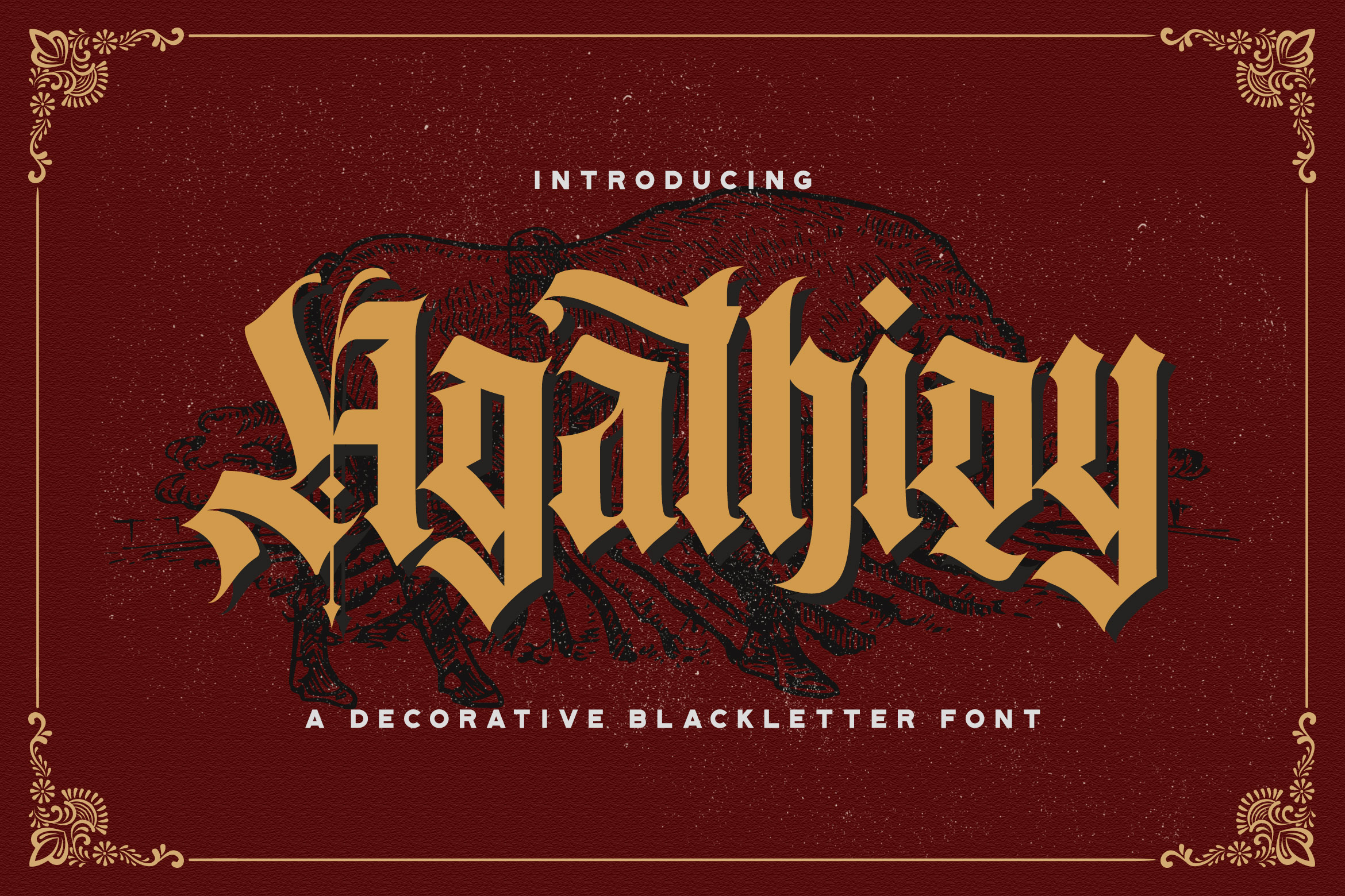 Download Agathiqy font | fontsme.com