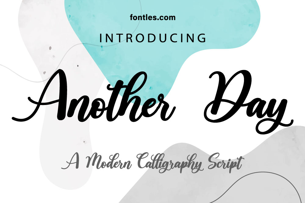 Download Another Day font | fontsme.com