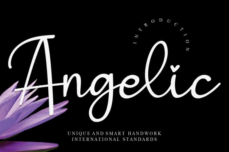 Download Angelic font | fontsme.com