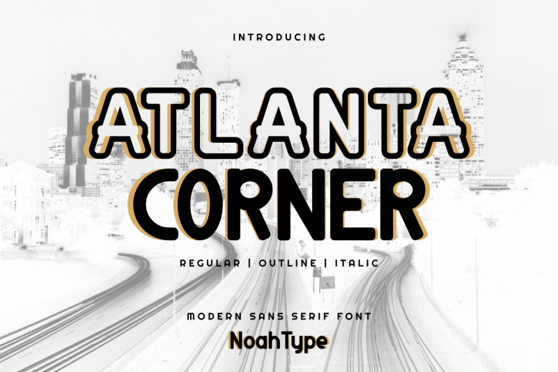 Download Atlanta Corner Demo font | fontsme.com