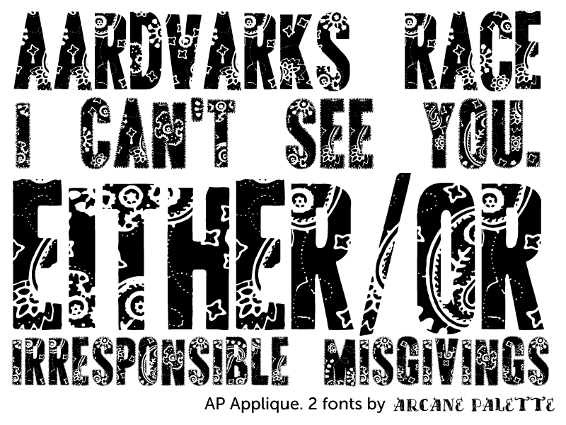 Download AP Applique font | fontsme.com
