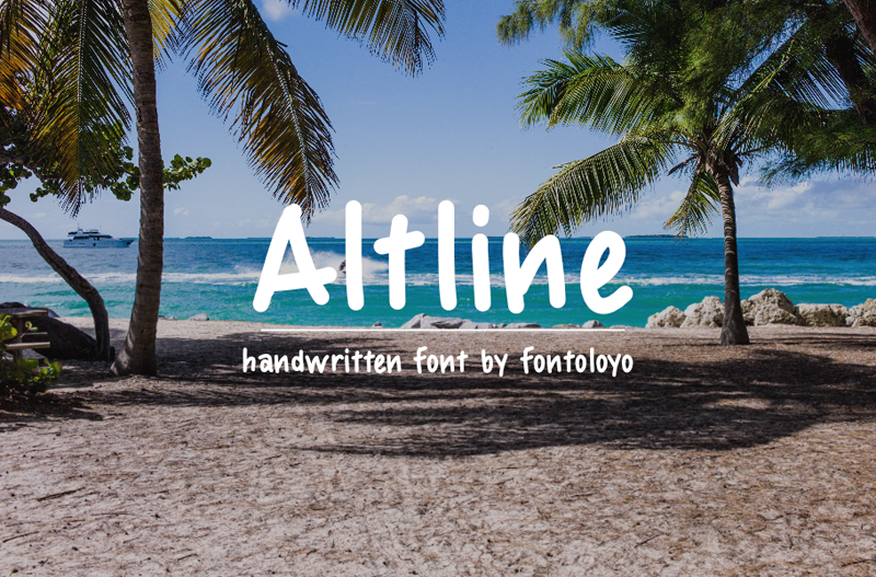 Download altlineregular font | fontsme.com