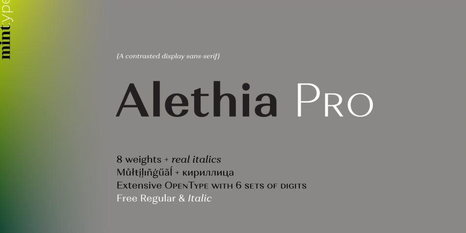 Download Alethia Pro font | fontsme.com