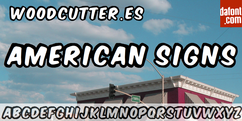 Download American Signs font | fontsme.com