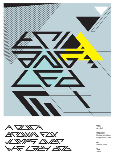 Download Angled font | fontsme.com