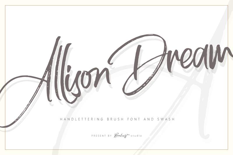 Download Allison Dream Demo font | fontsme.com