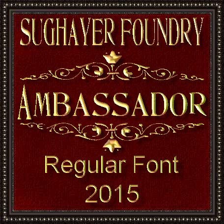 Download Ambassador font | fontsme.com