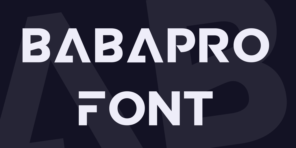 Download BABAPRO FONT font | fontsme.com