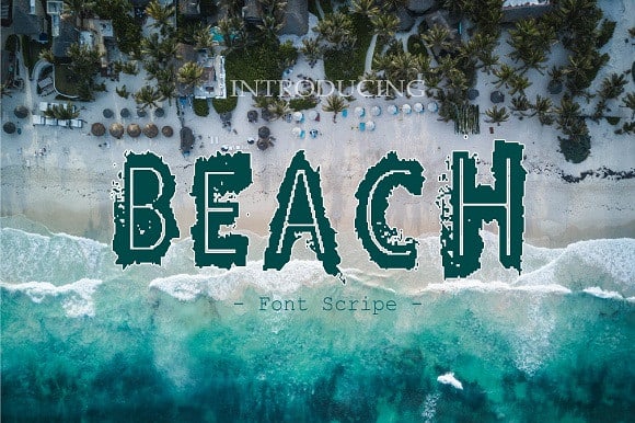 Download Beach font | fontsme.com