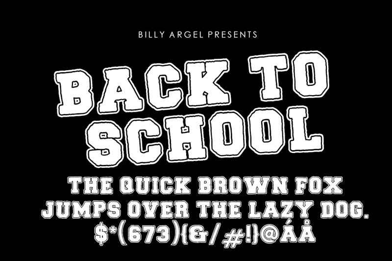 Download BACK TO SCHOOL font | fontsme.com