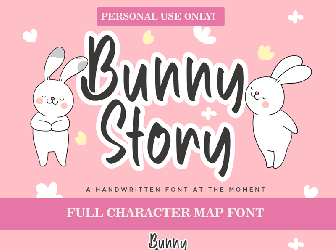 Download 38 free bunny fonts | fontsme.com
