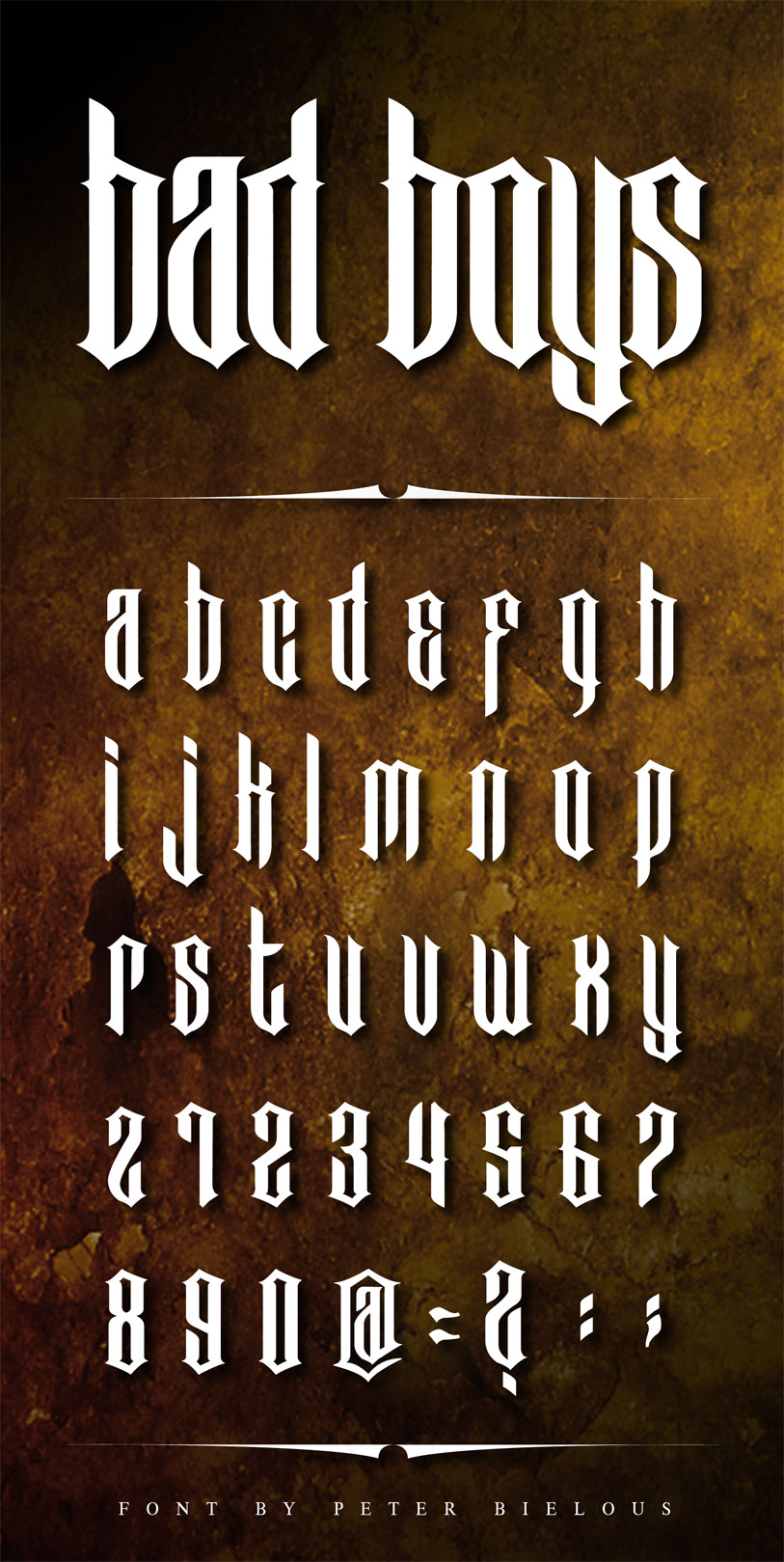 Download Bad Boys font | fontsme.com