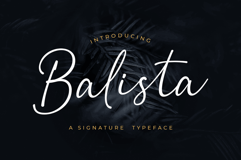 Download Balista font | fontsme.com