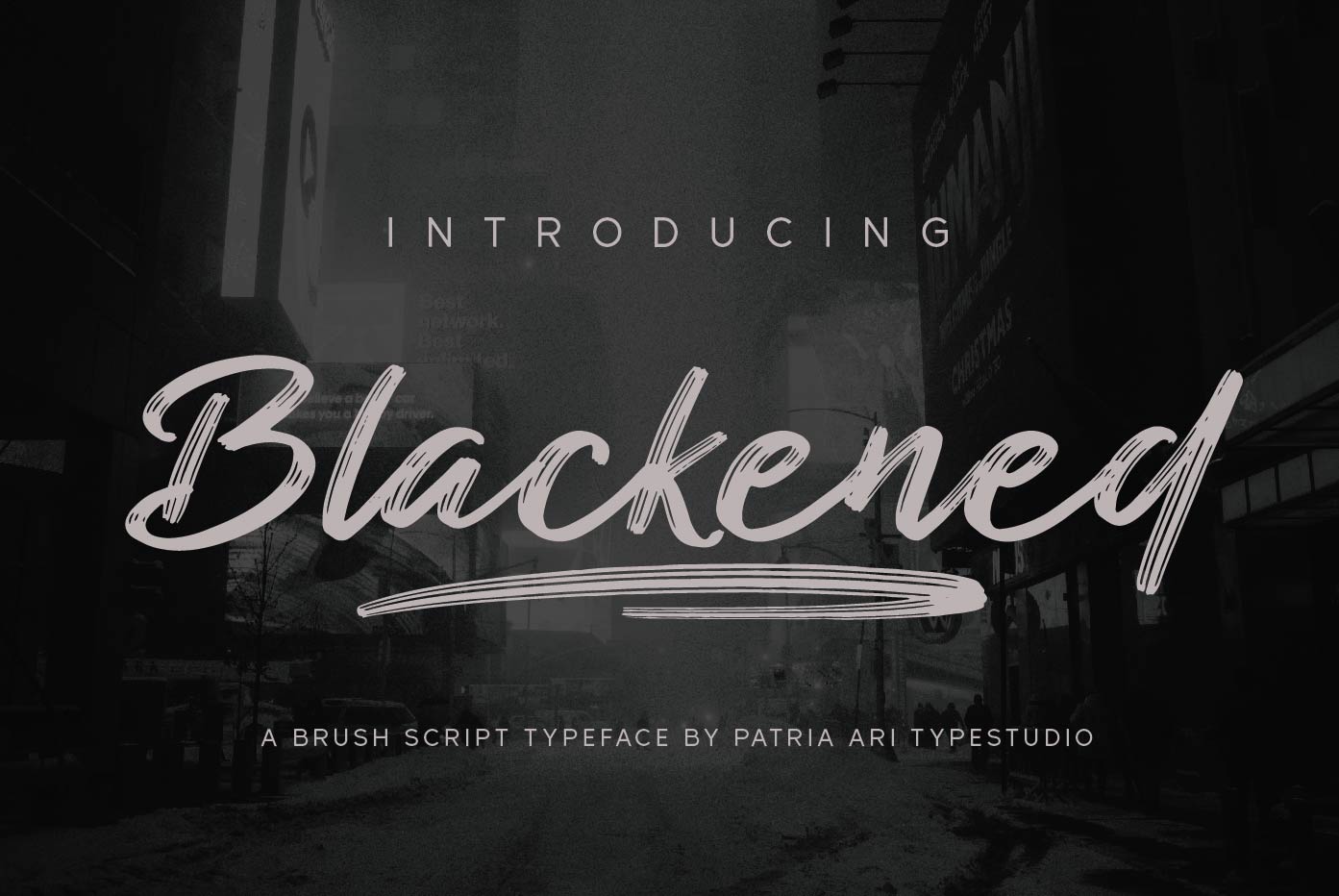 Download Blackened Script Demo font | fontsme.com