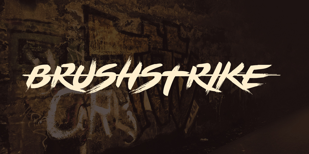 Download BRUSHSTRIKE font | fontsme.com