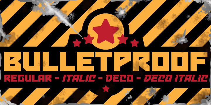 Download Bulletproof font | fontsme.com