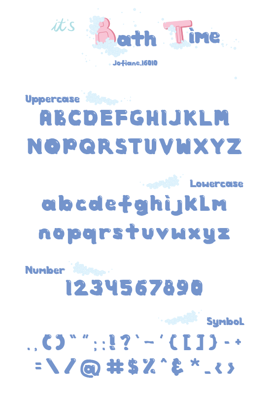Download Bath Time font | fontsme.com
