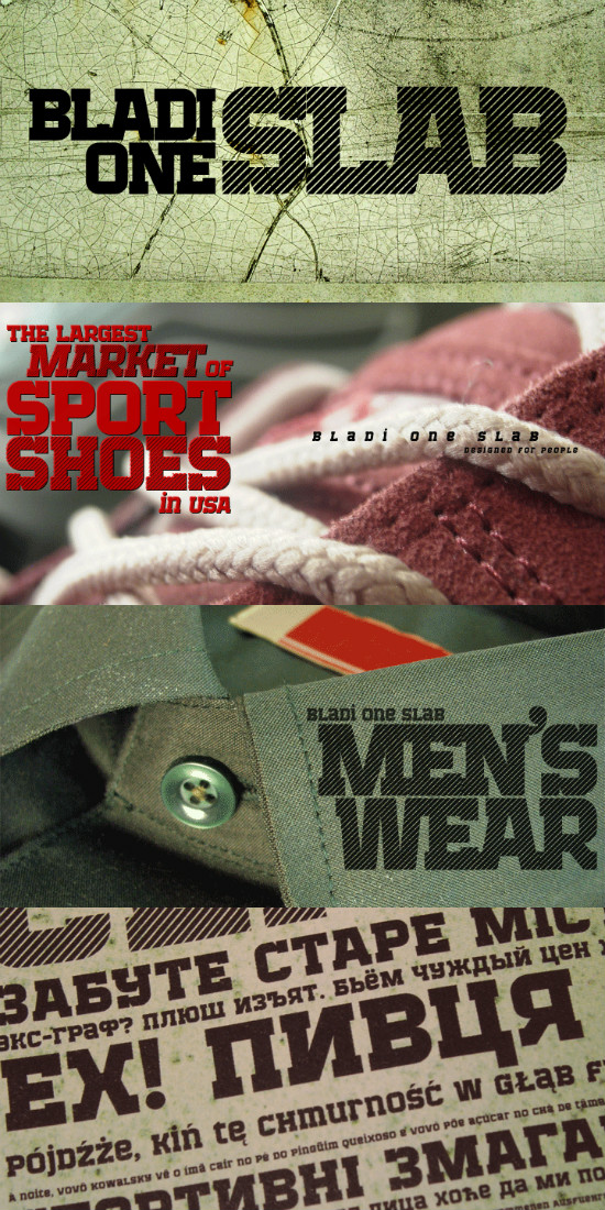 Download BladiOneSlab4F-BoldItalic font | fontsme.com