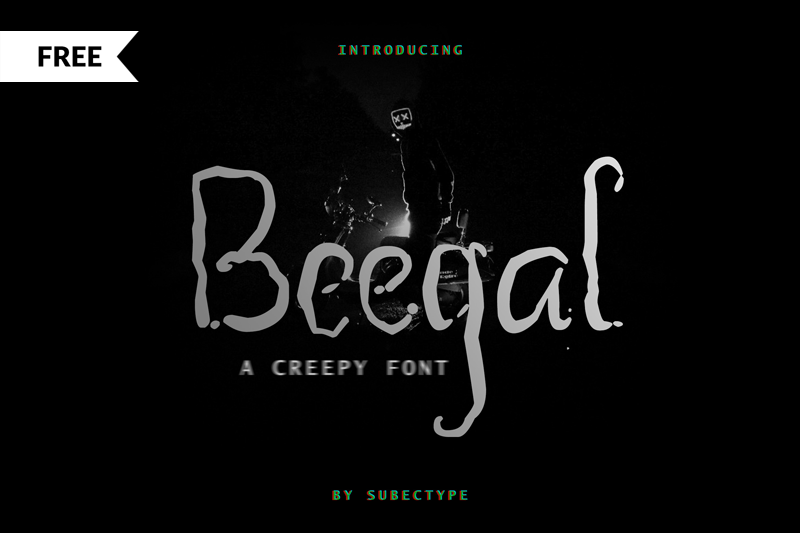 Download Beegal font | fontsme.com