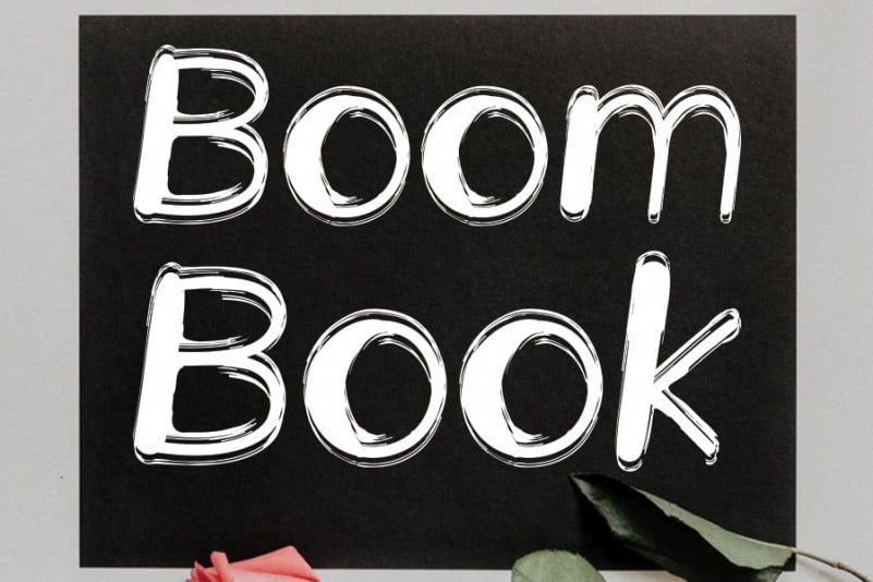 Download Boom Book font | fontsme.com