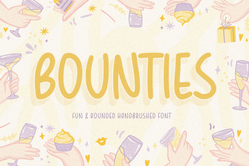 Download BOUNTIES font | fontsme.com