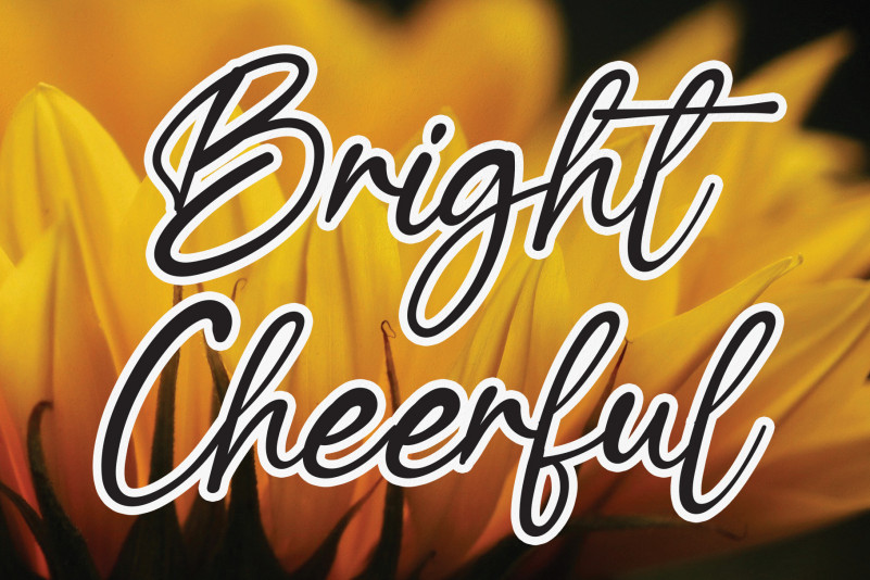 Download Bright Cheerful font | fontsme.com