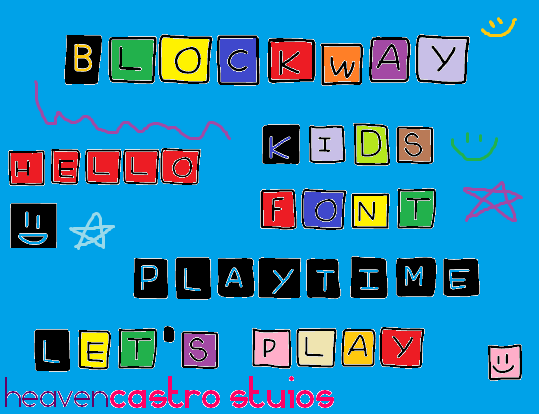 Download Blockway font | fontsme.com