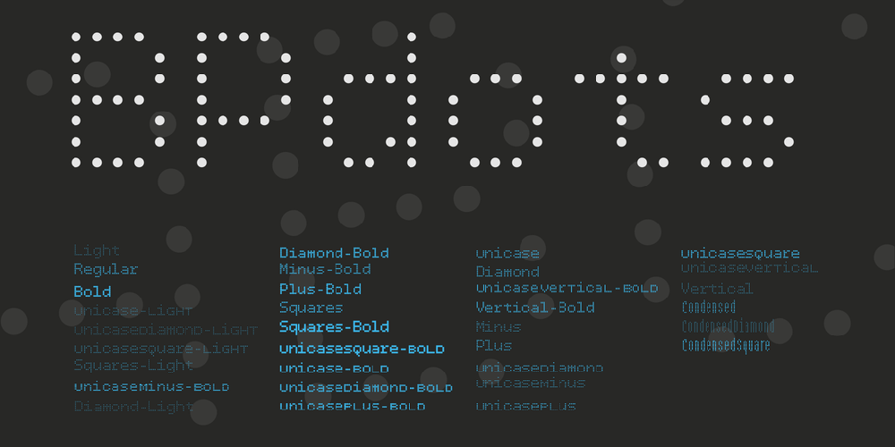 Download BPdots font | fontsme.com