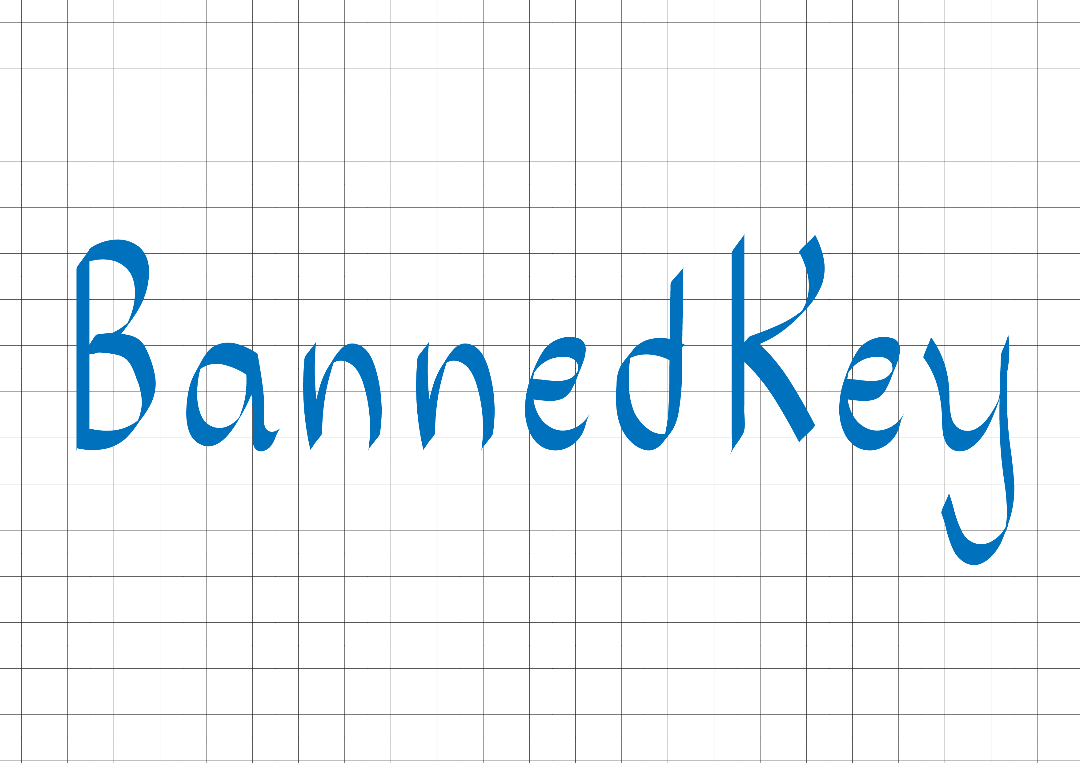 Download BannedKey font | fontsme.com