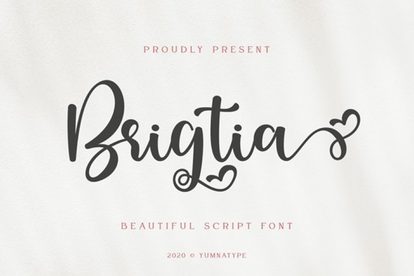 Download Brigtia Personal Use font | fontsme.com