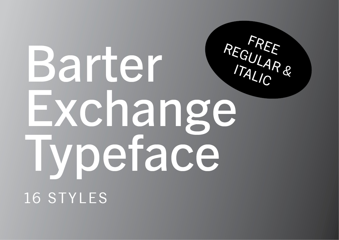 Download Barter Exchange font | fontsme.com