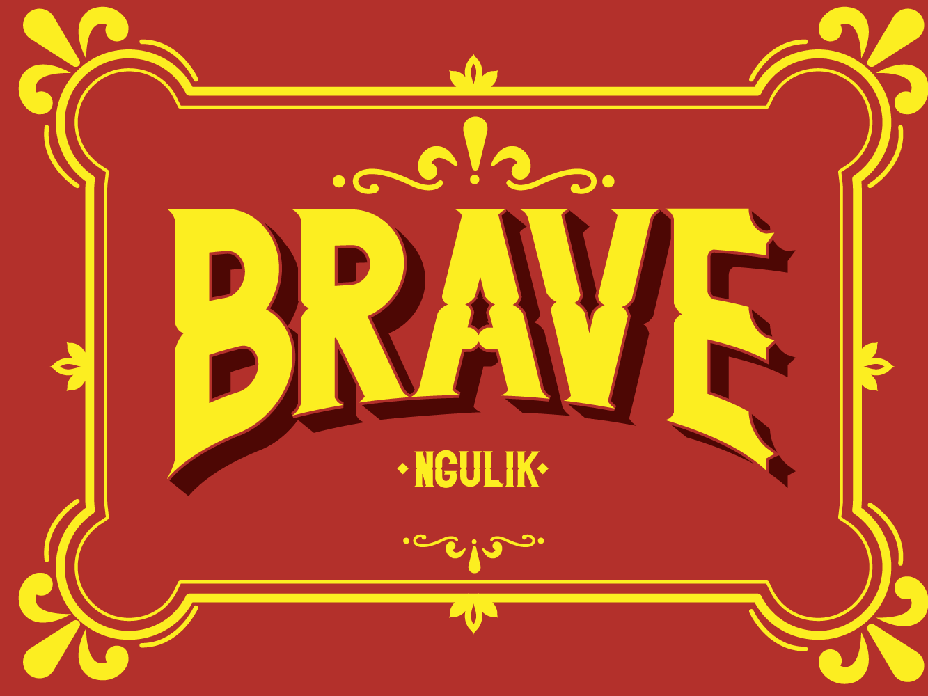 Download BRAVE font | fontsme.com