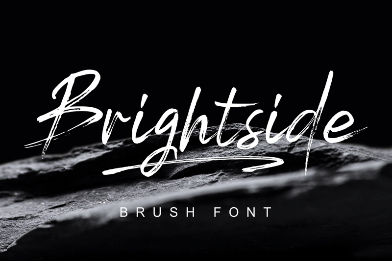 Download Brightside brush font | fontsme.com