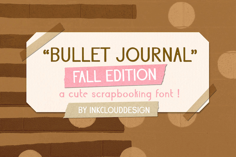 Download Bullet Journal font | fontsme.com