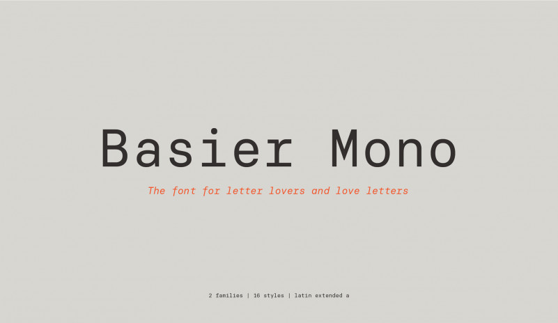 Download Basier Square Mono font | fontsme.com
