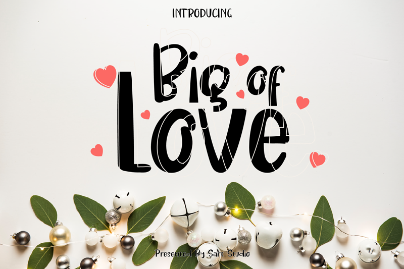 Download Big of Love font | fontsme.com