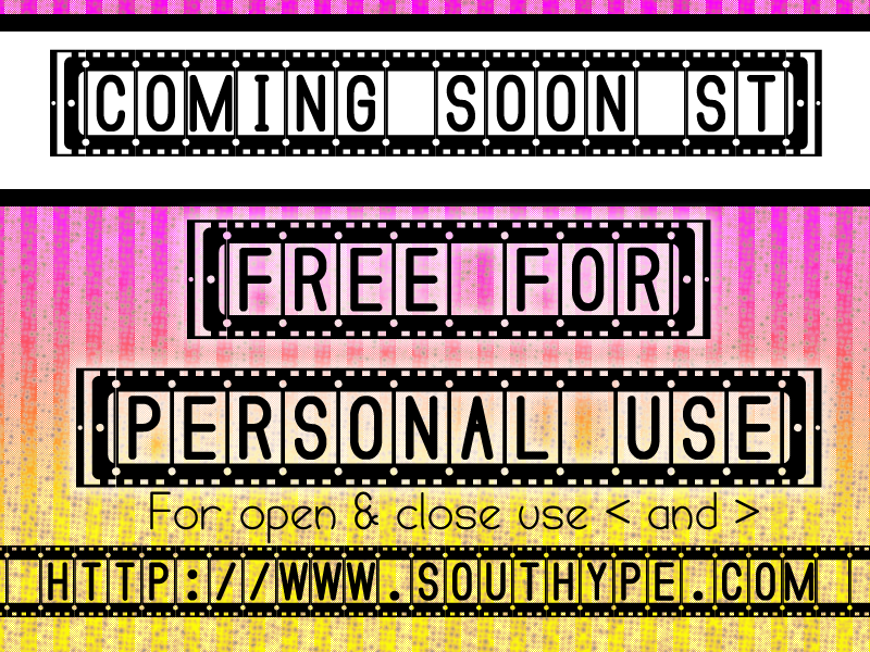 Download Coming Soon St font | fontsme.com