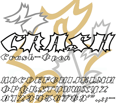 Download Crash font | fontsme.com