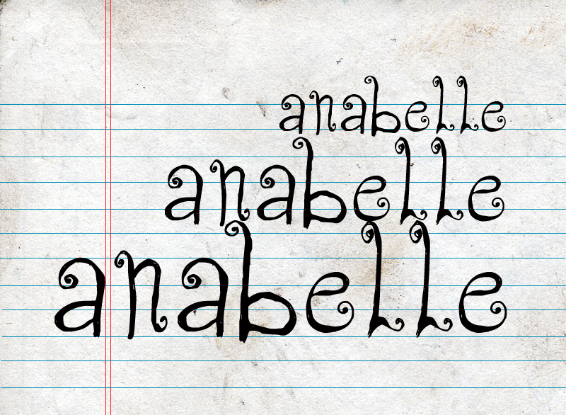 Download CF Anabelle font | fontsme.com