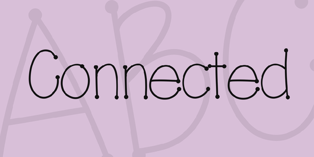 Download Connected font | fontsme.com